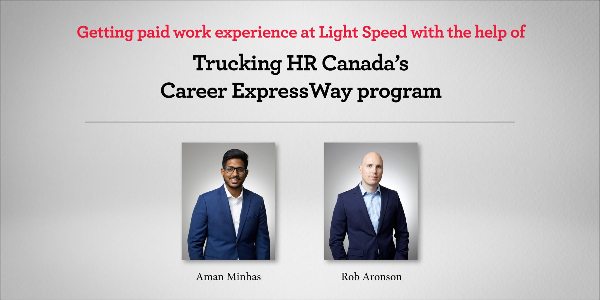 Getting paid work experience at Light Speed with the help of Trucking ...